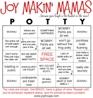 Potty Training Bingo - Joy Makin Mamas